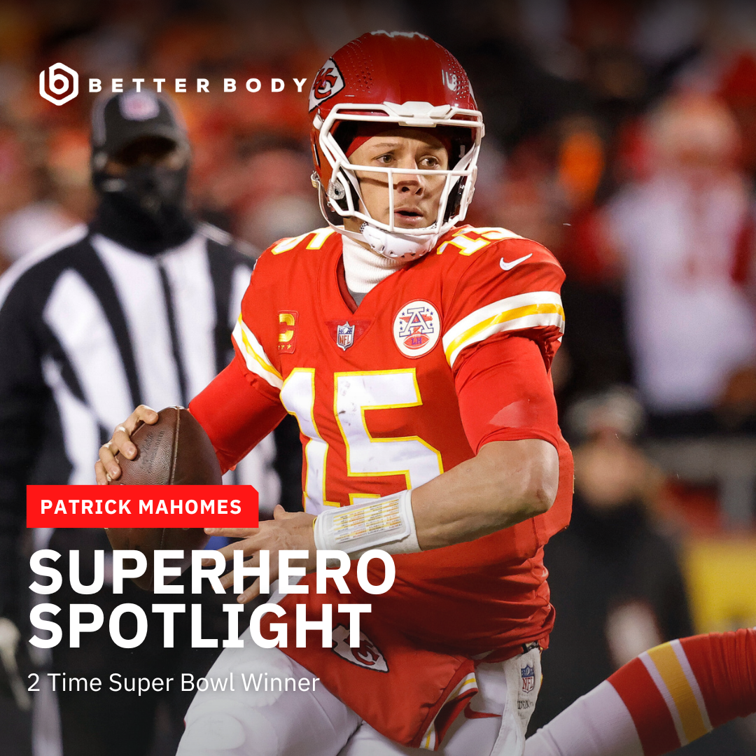 Superhero Spotlight: Patrick Mahomes – Better Body Equipment Canada Ltd
